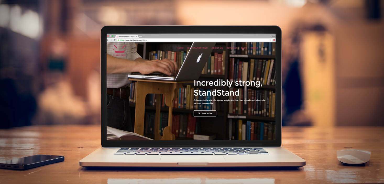 Website Design and Development for StandStand Desks - SWARM